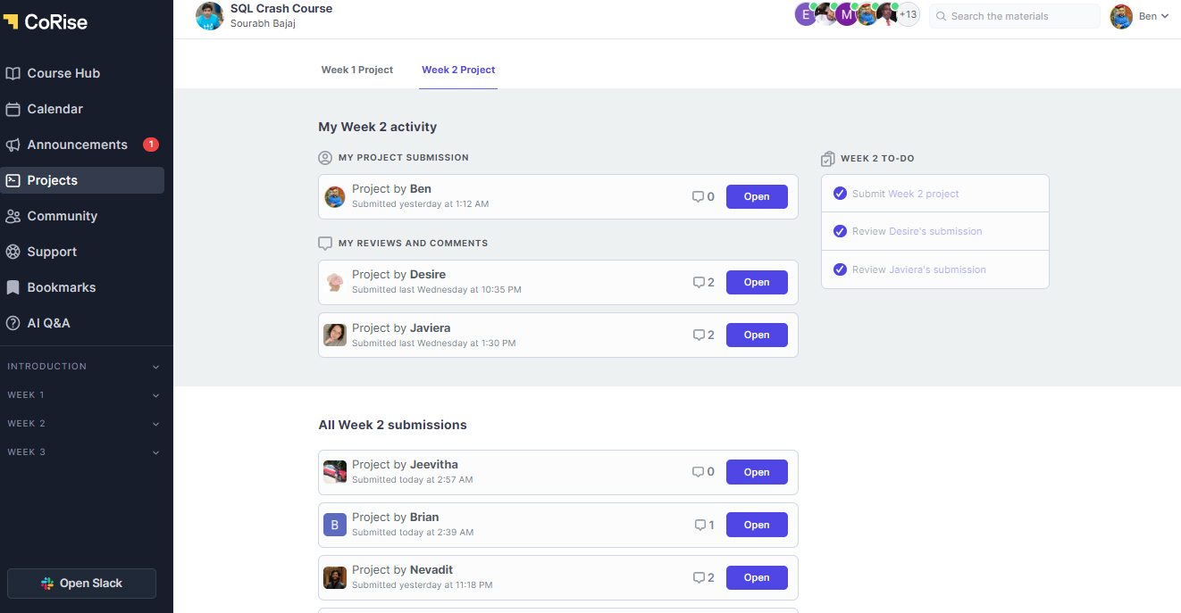 SQL Crash Course • Ben Lopez • Uplimit - Live group courses taught by ...