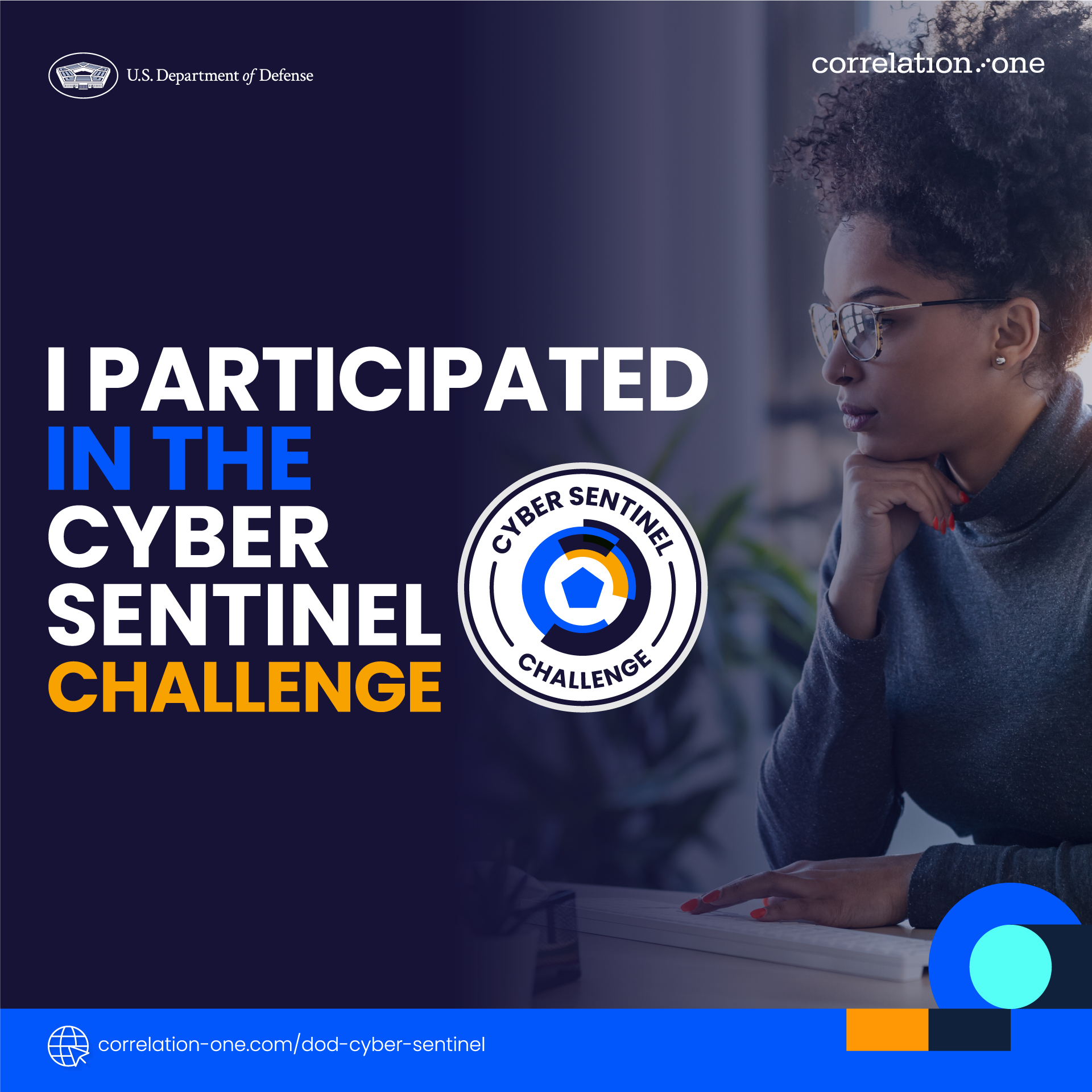 DoD Cyber Sentinel Challenge - May 2024 Participant • Angel McArthur ...