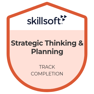 Strategic Thinking & Planning • PASUPATHY A/L NALLAPPAN • Skillsoft ...