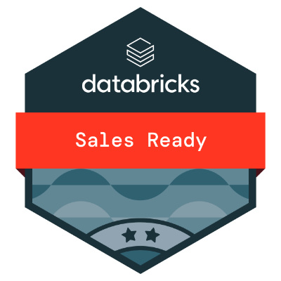 Partner Training - Sales Ready • Sanjay R • Databricks Badges