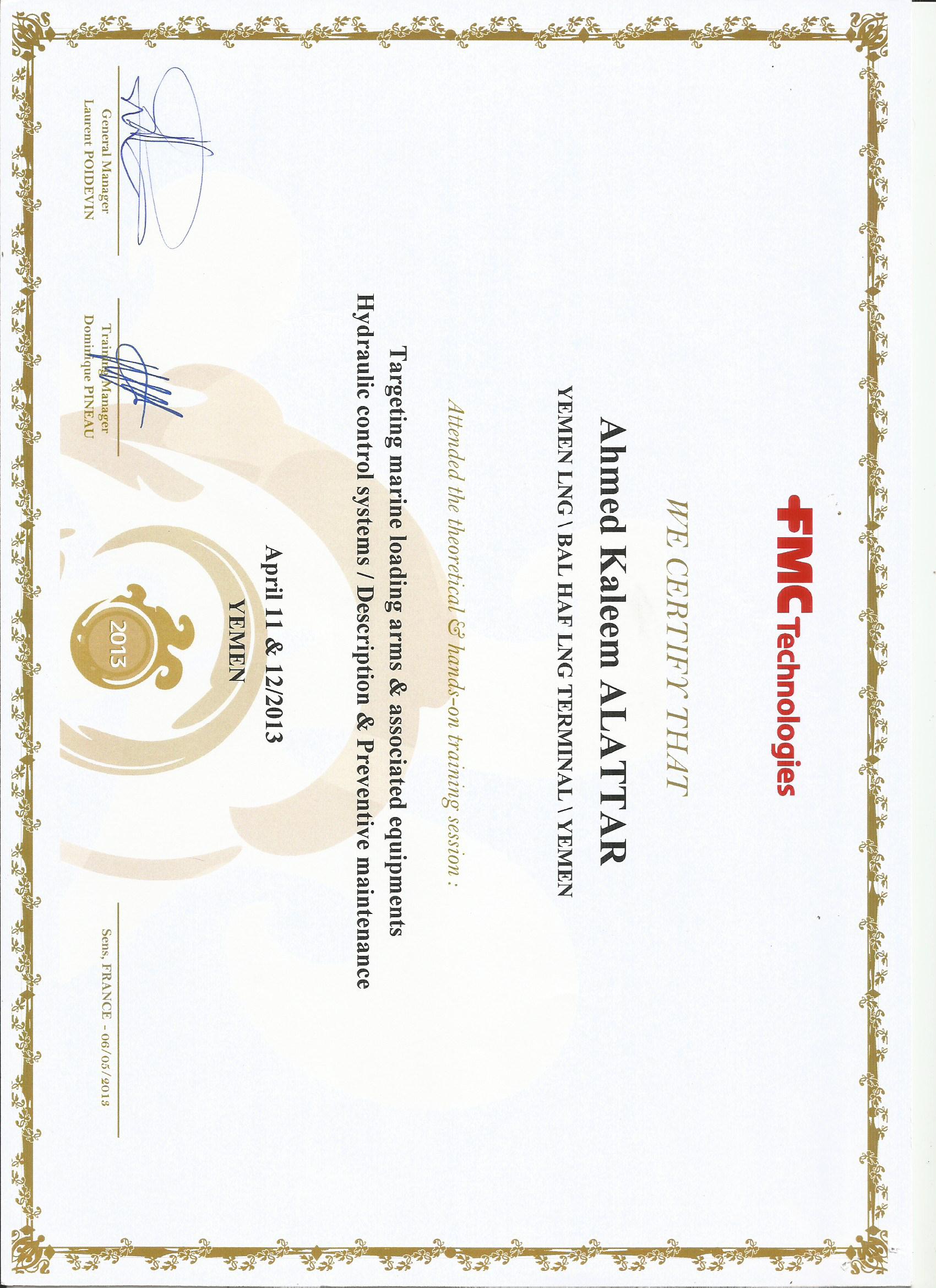 Certified Control Systems Technician (CCST) Level 1 • Ahmed Kaleem ...