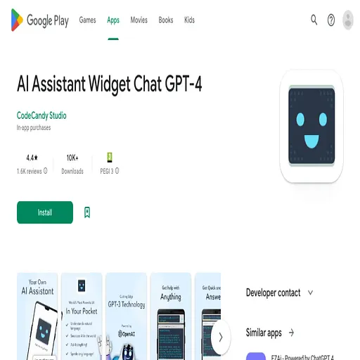 Android AI Assistant Widget | tools | AI-Powered