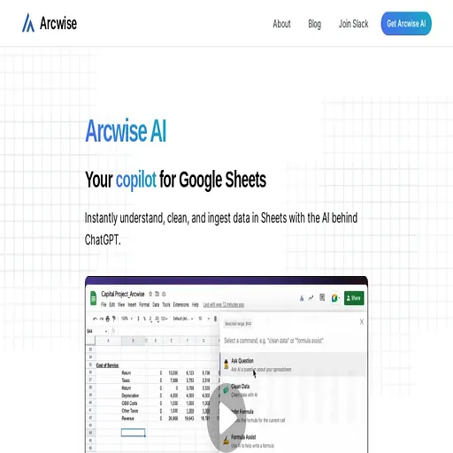 Arcwise AI | tools | AI-Powered