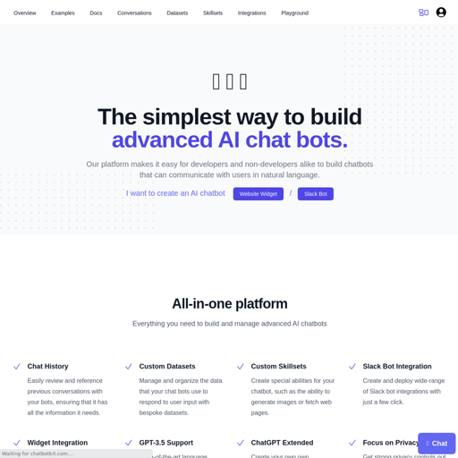 ChatBotKit | tools | AI-Powered