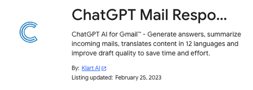 ChatGPT Mail Responder | tools | AI-Powered