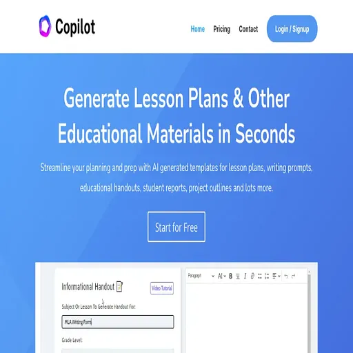 Education CoPilot | tools | AI-Powered