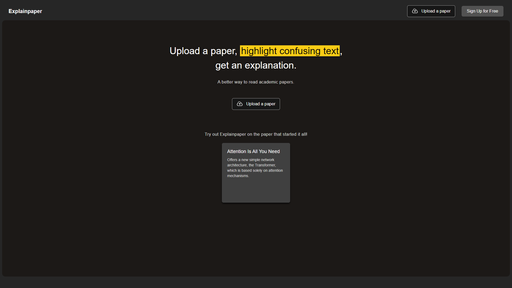 Explainpaper | tools | AI-Powered