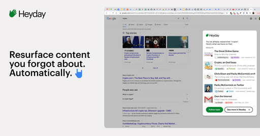 Heyday | tools | AI-Powered