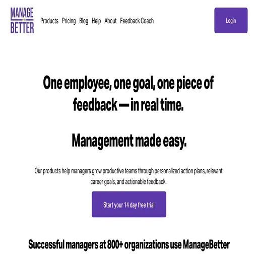 Managebetter | tools | AI-Powered