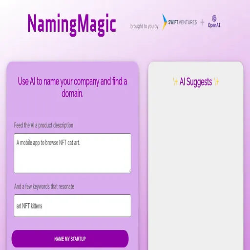 Naming Magic | tools | AI-Powered
