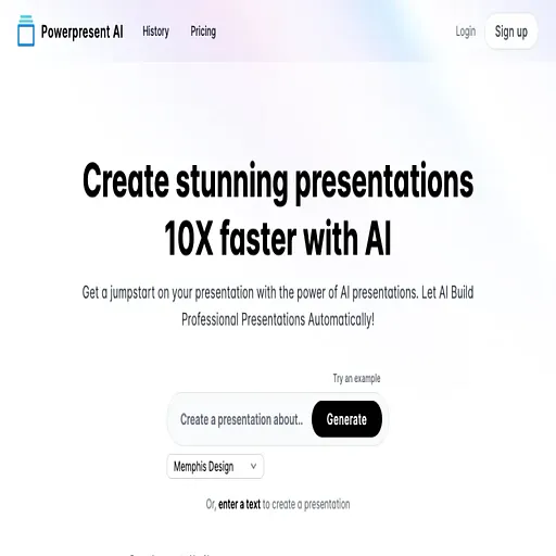 Powerpresent AI | tools | AI-Powered
