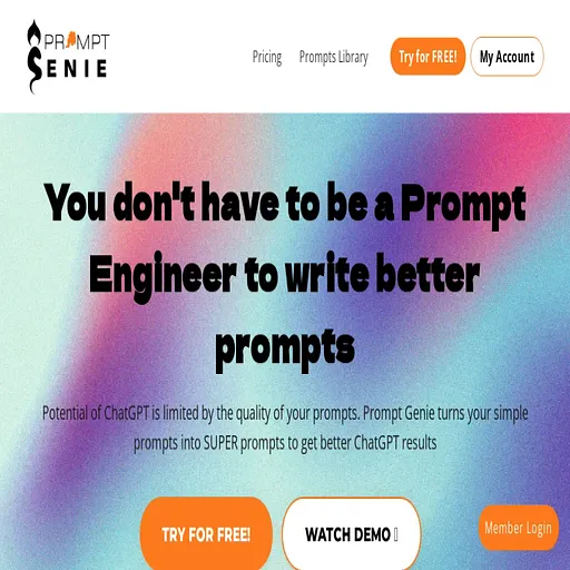 Prompt Genie | tools | AI-Powered