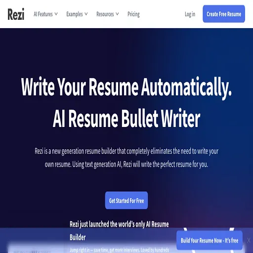 Rezi | tools | AI-Powered