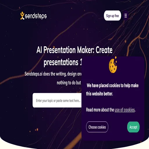 Sendsteps | tools | AI-Powered