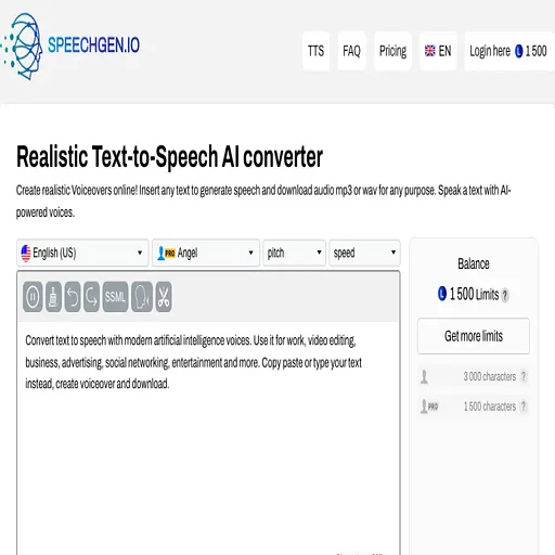 SpeechGen | tools | AI-Powered