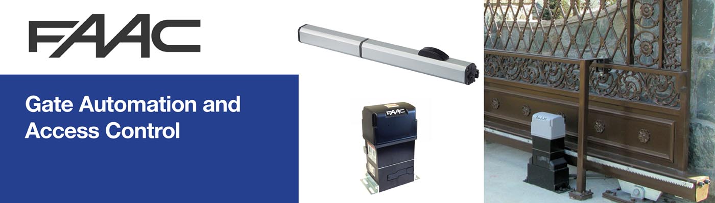 FAAC provides gate operators for both swing and slide gates.