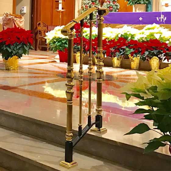 AIDI078 - Brass Railing in Church