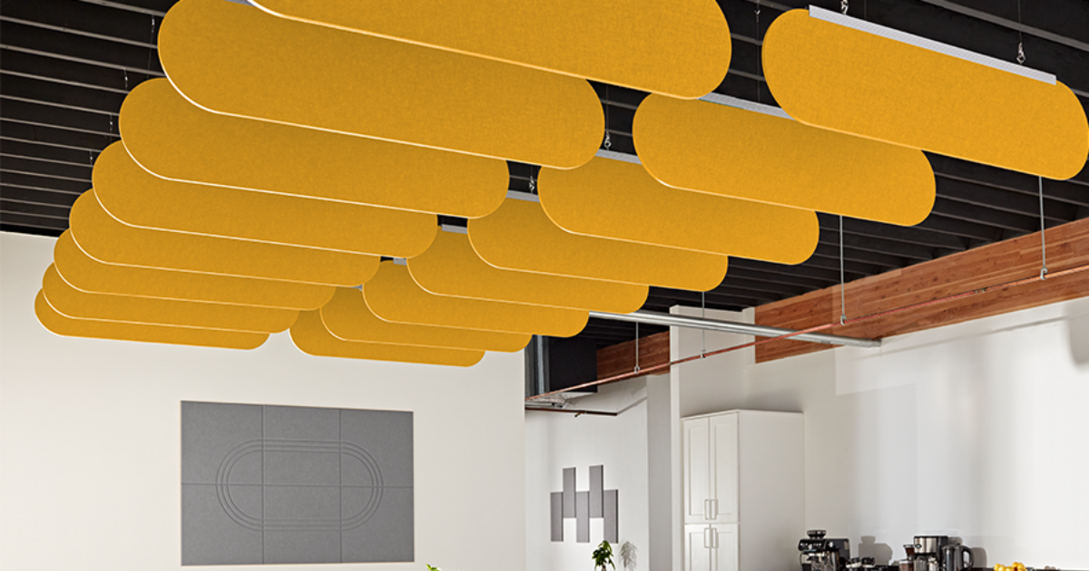 Capsule Baffles | Acoustic Ceiling Baffle | Kirei