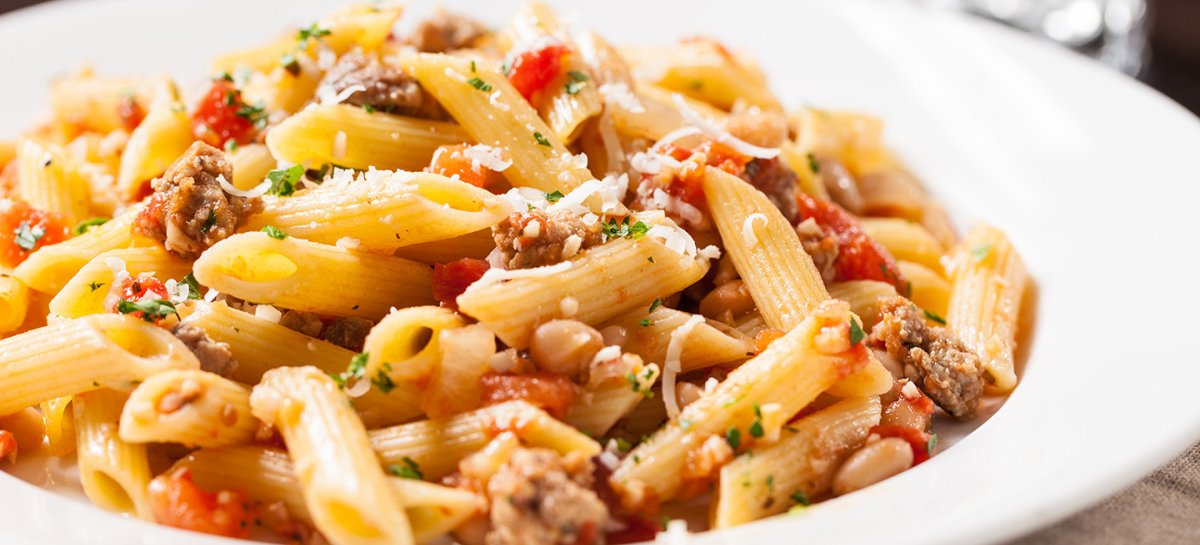 Duck and White Bean Penne | Maple Leaf Farms