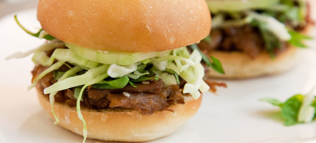 Thai Style Pulled Duck Sliders | Maple Leaf Farms