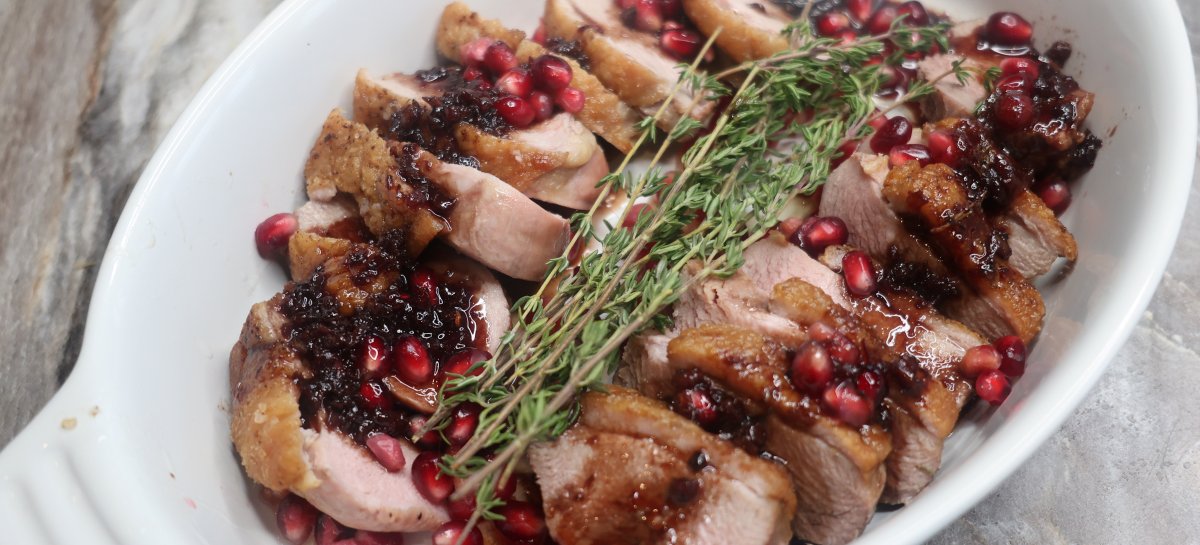 Pomegranate Thyme Duck Breast | Maple Leaf Farms