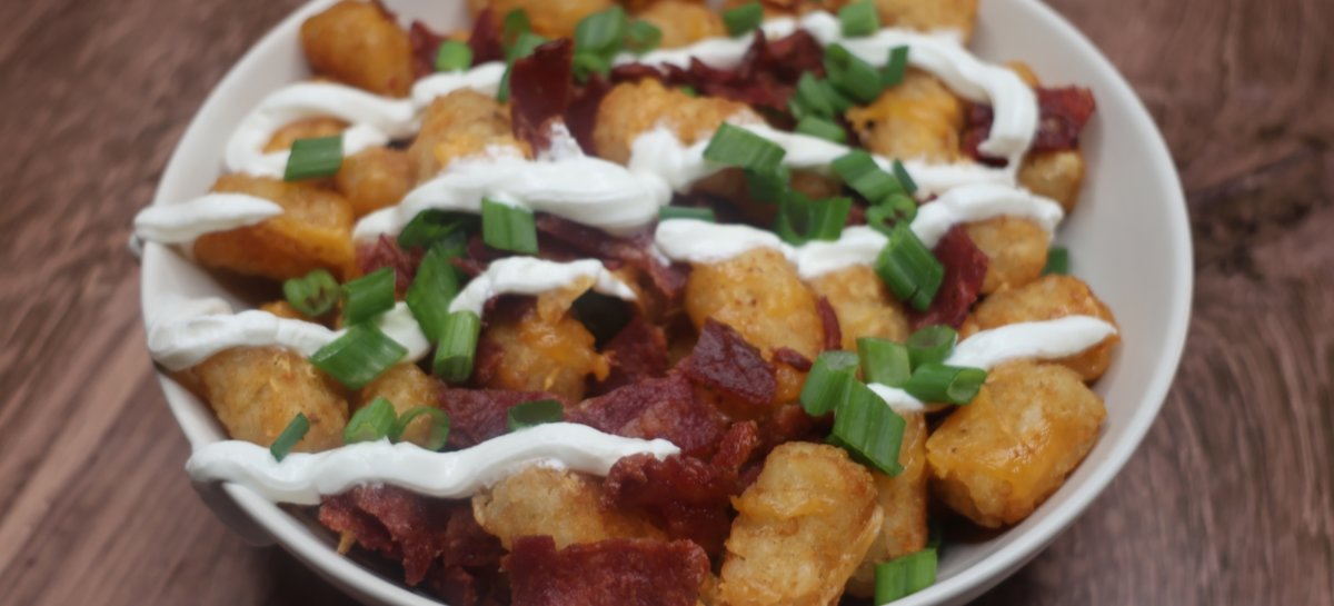 Duck Bacon Loaded Tots | Maple Leaf Farms