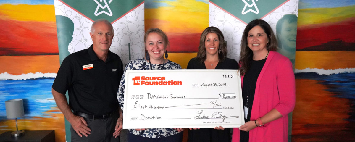 1st Source Foundation Donates $8,000 to support… | Pathfinder Services