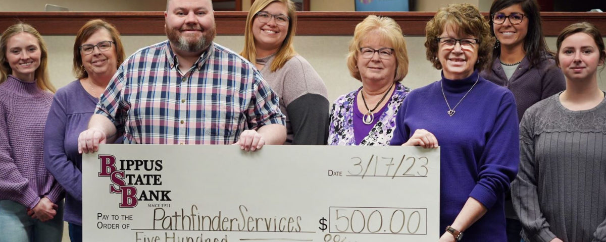 Bippus Bank Contributes to Dream Fund! | Pathfinder Services