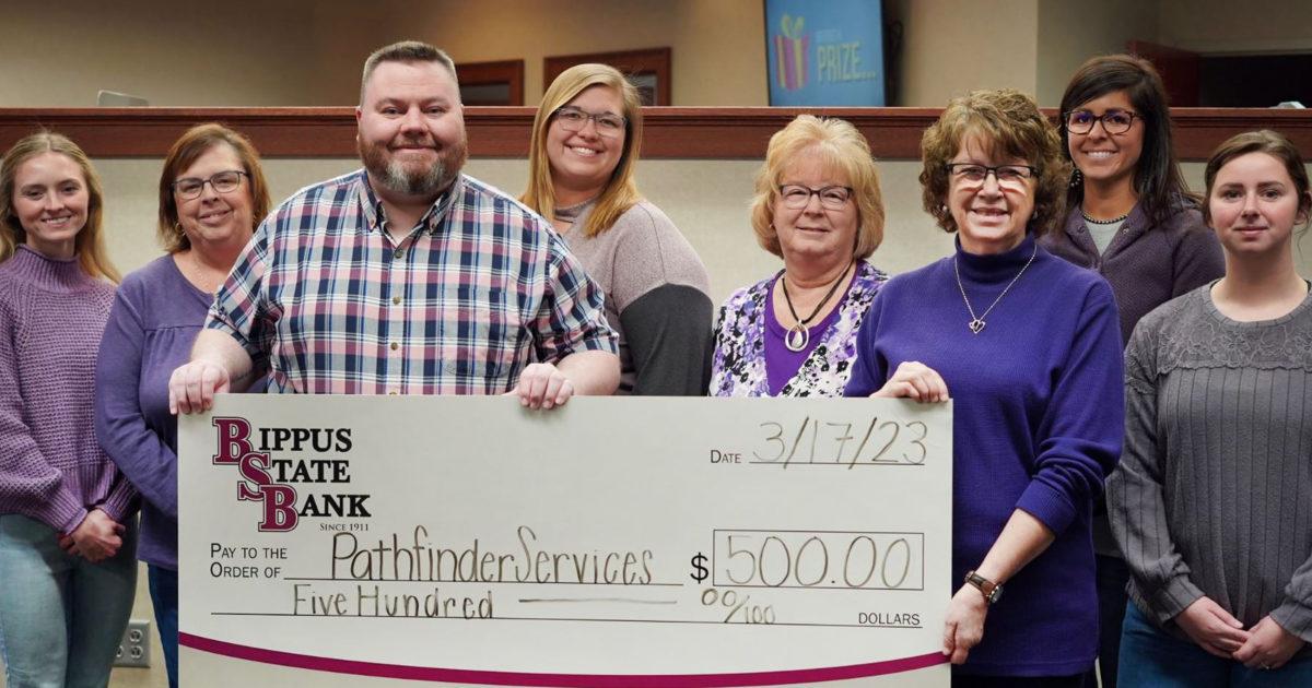 Bippus Bank Contributes to Dream Fund! | Pathfinder Services
