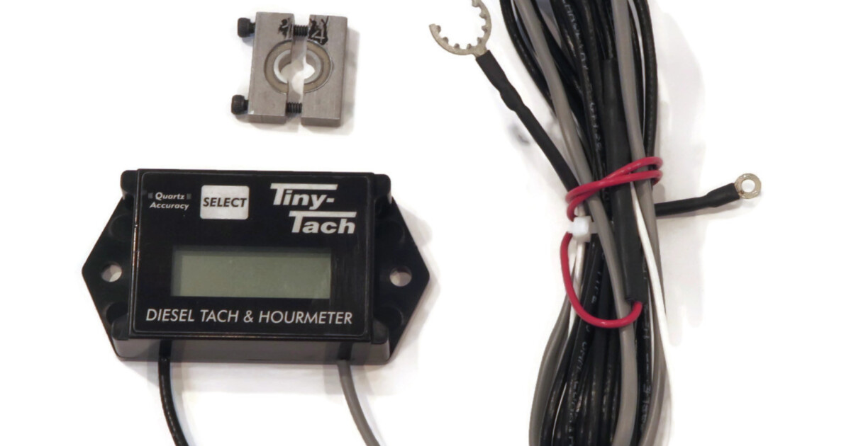 Design Technology Inc. Diesel Engine Tiny-Tach Tachometer, DTL-1/4 with ...