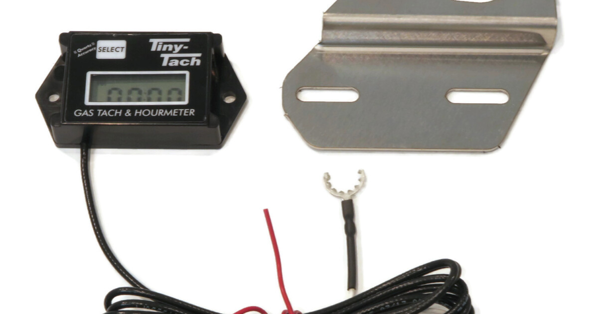 Design Technology Inc. Water Resistant Tiny-Tach Digital Tachometer TT2AM with Adjustable Job ...