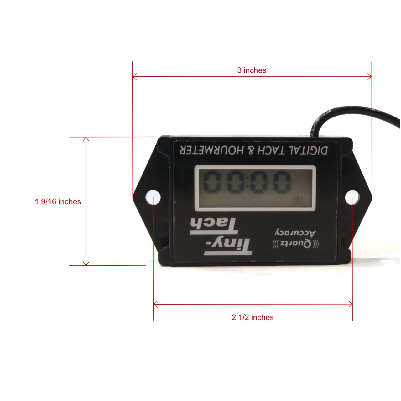 Genuine OEM Design Technology Inc. Tiny-Tach Digital Tachometer with 1 Spark Revolution includes ...