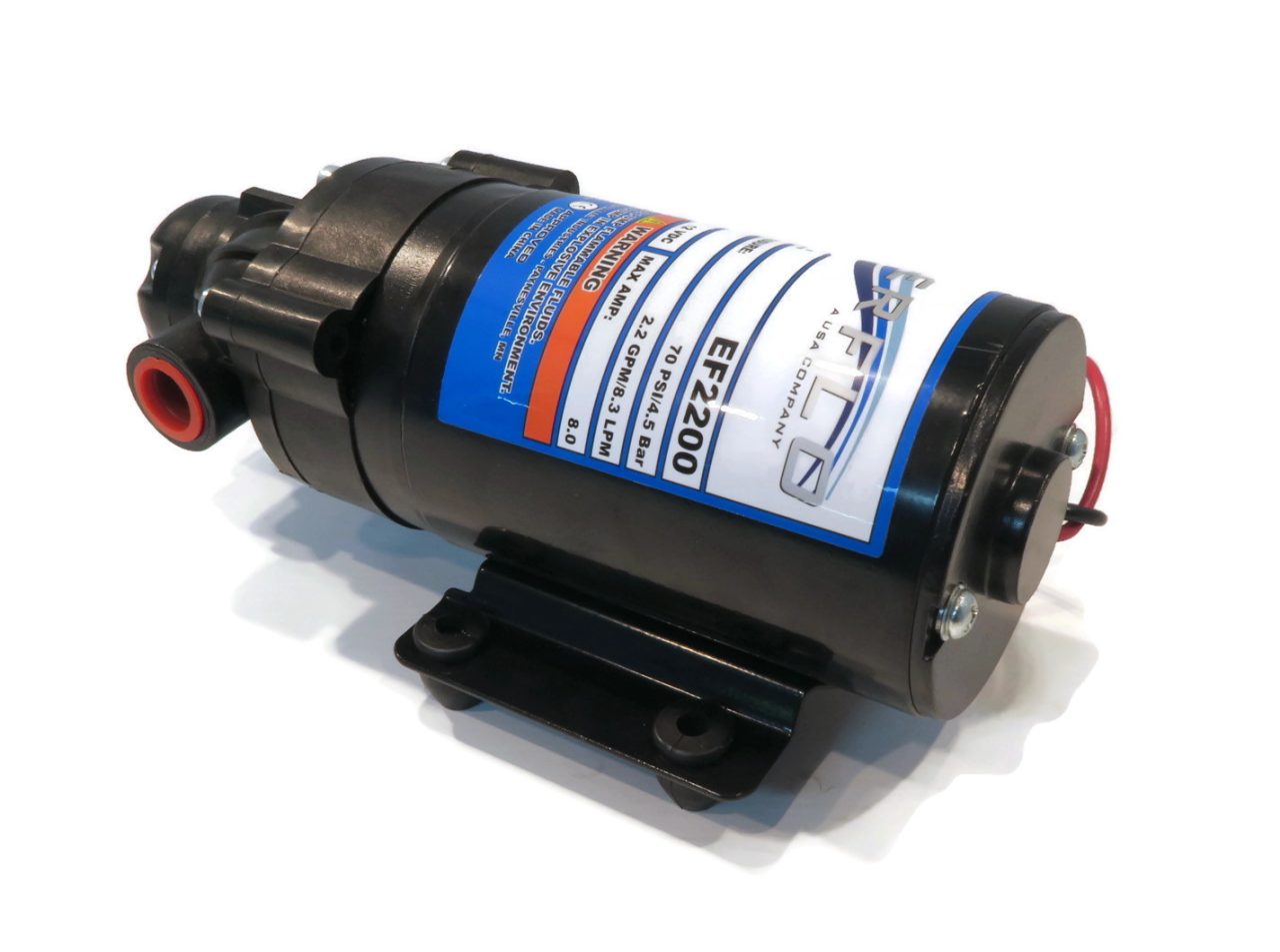 Genuine OEM Everflo 2.2 GPM, 12 Volt, Diaphragm Pump EF2200 with 3/8 ...