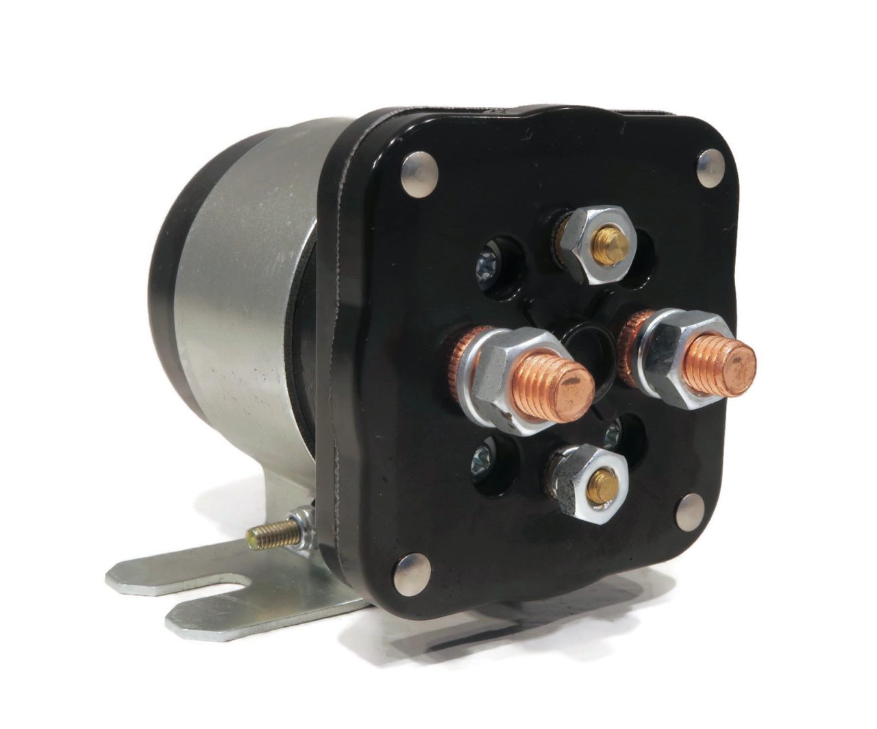 The ROP Shop 48V Starter Solenoid, 200 AMP, 4 Terminals with Silver ...