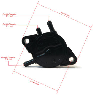 Genuine OEM Briggs & Stratton (by Mikuni) Fuel Pump, 808656 - The Rop Shop