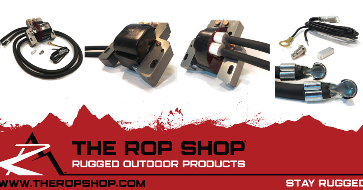 The ROP Shop Ignition Coil with Wire Lead, Spacer & Keyway for Briggs ...