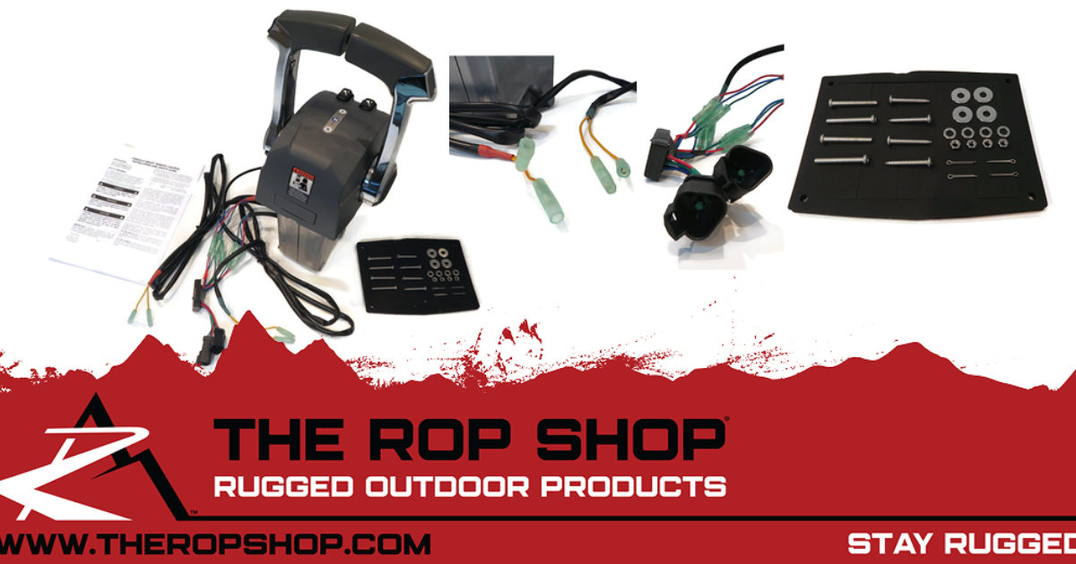 The ROP Shop Dual Lever Binnacle Mount Remote Control with Trim & Tilt ...