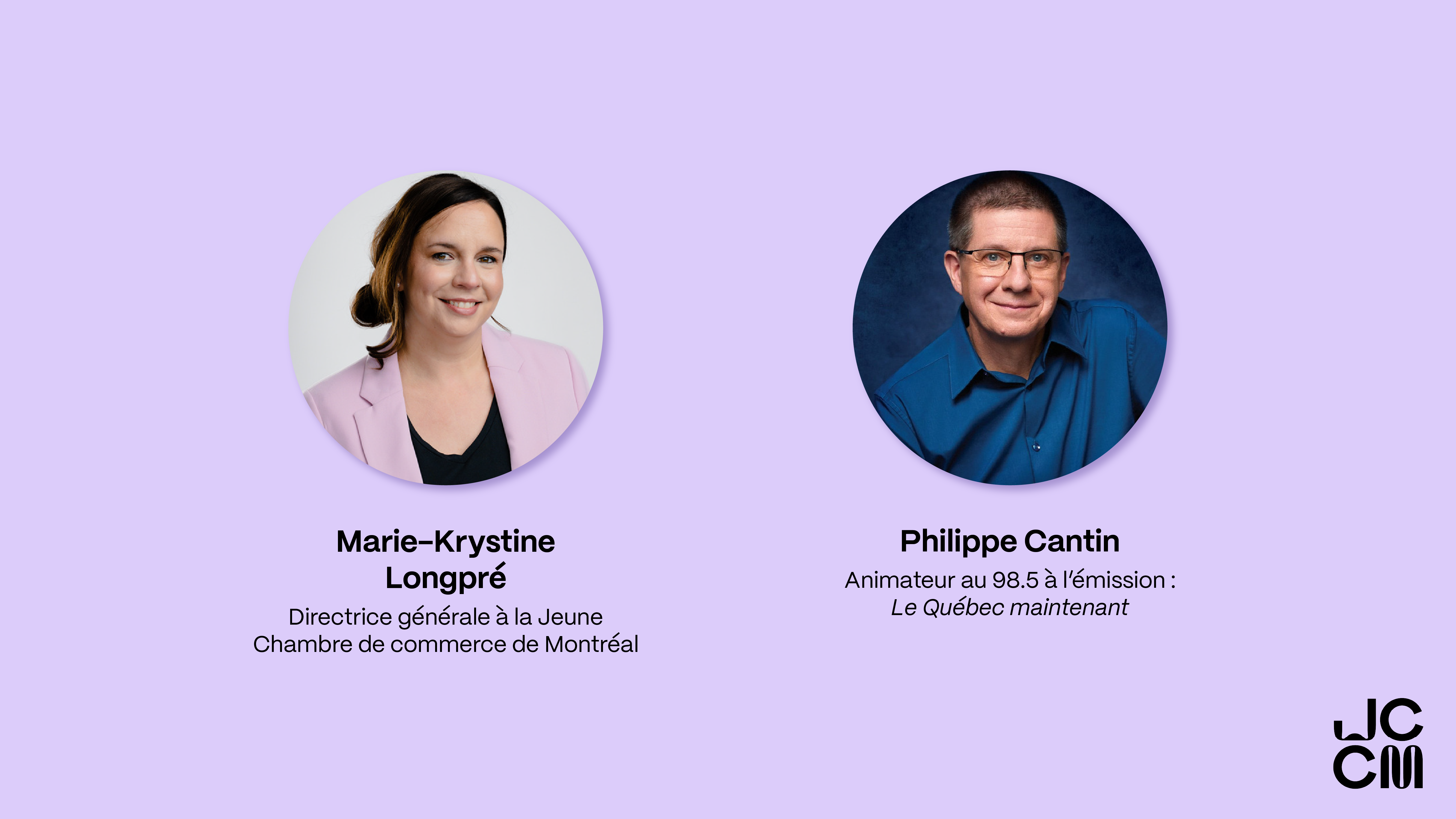 Entrevue au 98.5 entre Marie-Krystine Longpré et Philippe Cantin
