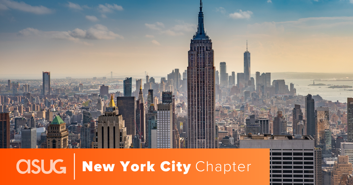 New York City Chapter Meeting - September 2025 - ASUG