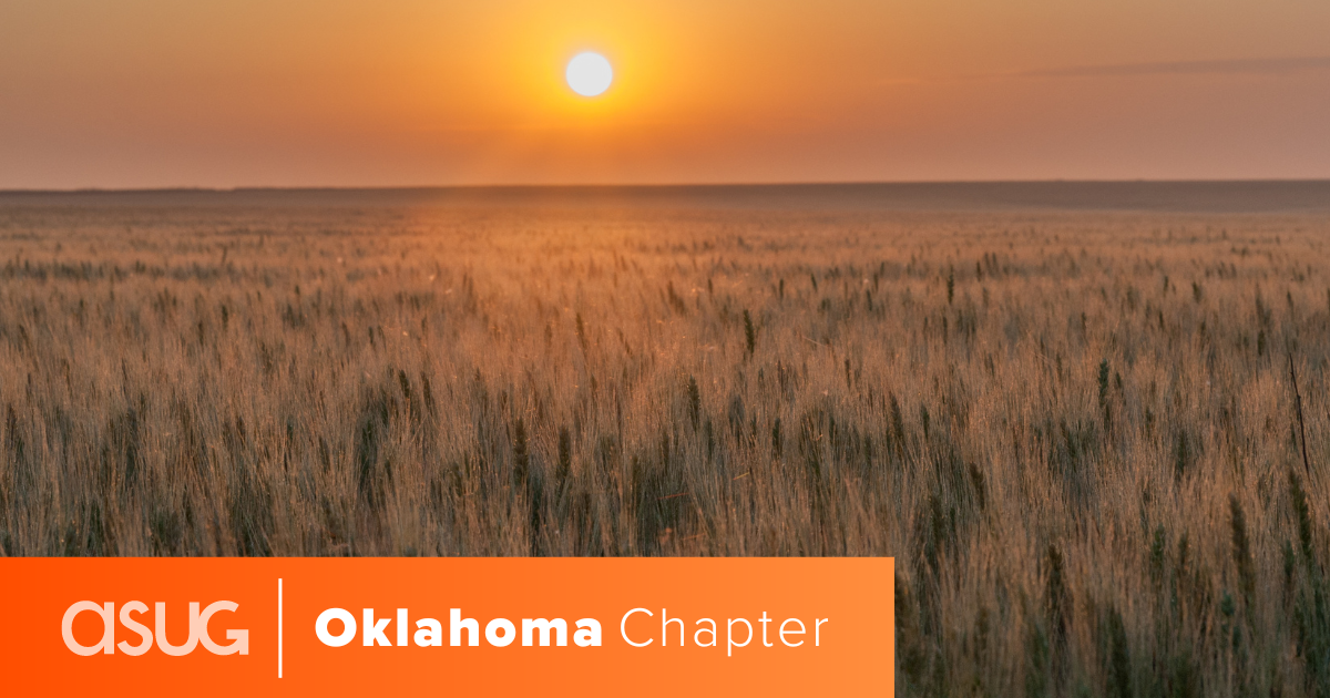 Oklahoma Chapter Spring Meeting - April 2025 - ASUG