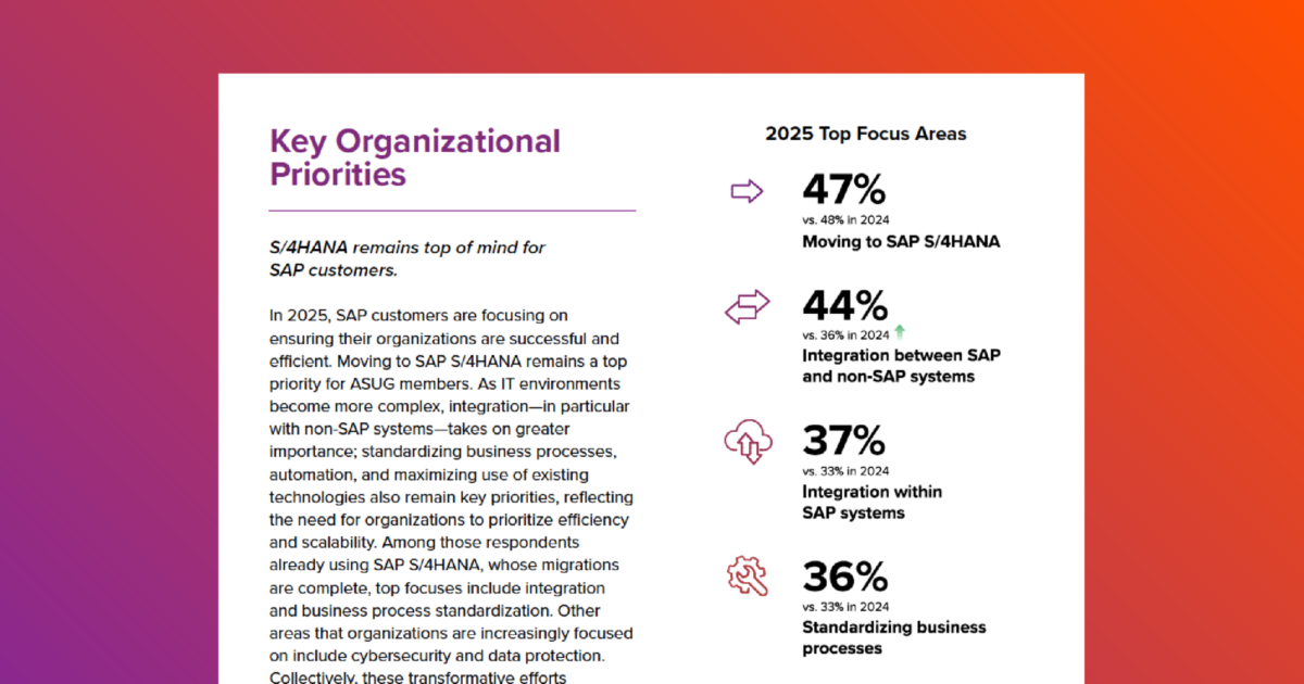 2025 ASUG Pulse of the SAP Customer Research - ASUG
