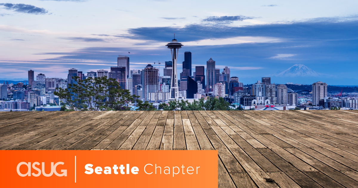 Seattle Chapter Fall Meeting- September 2024 - ASUG