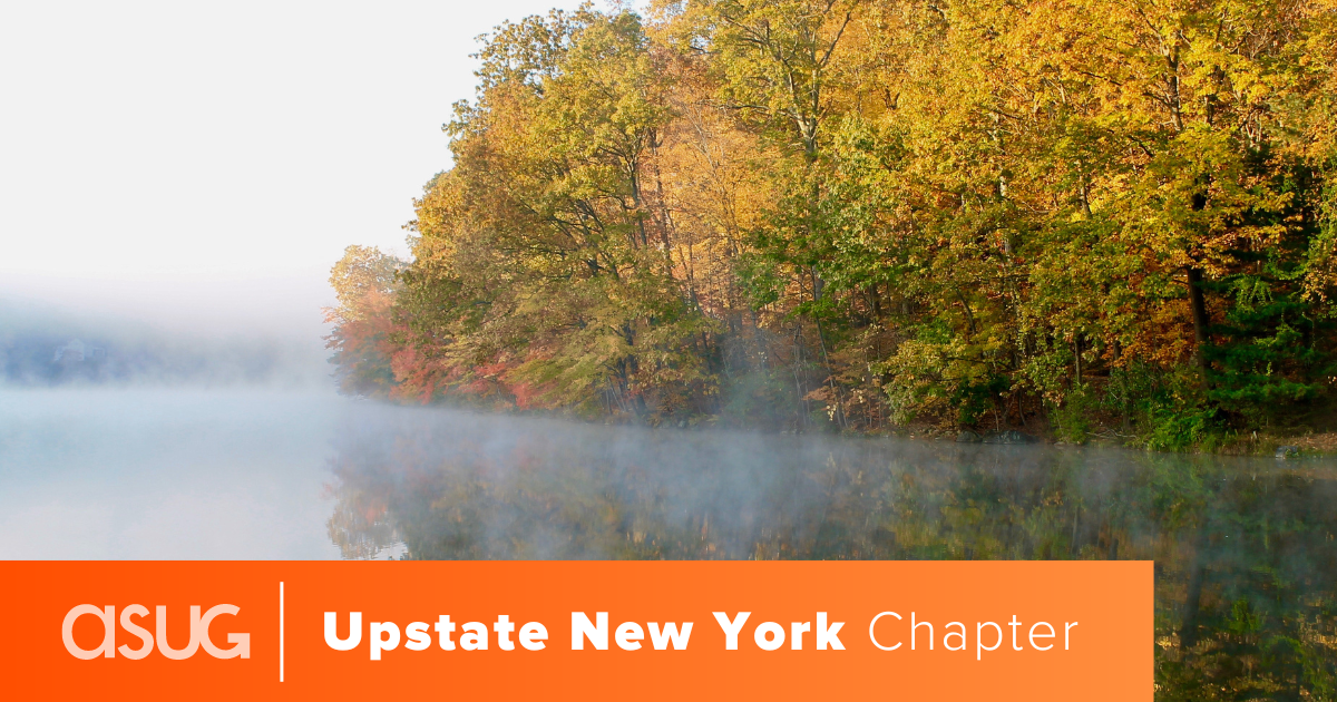 Upstate New York Chapter Spring Meeting - March 2025 - ASUG