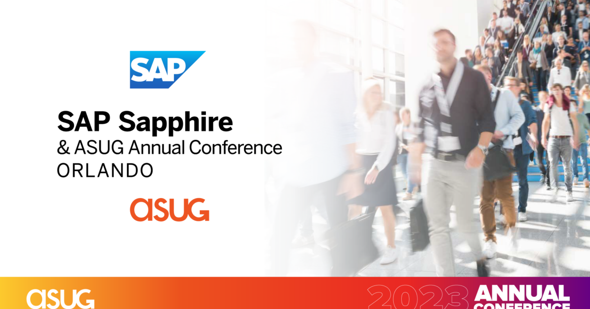 SAP Sapphire & ASUG Annual Conference 2023 - ASUG