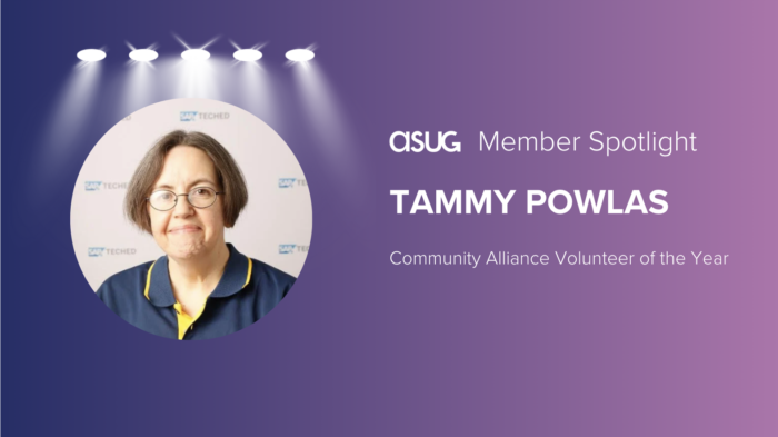 ASUG Member Spotlight: Tammy Powlas — ASUG Community Alliance Volunteer ...