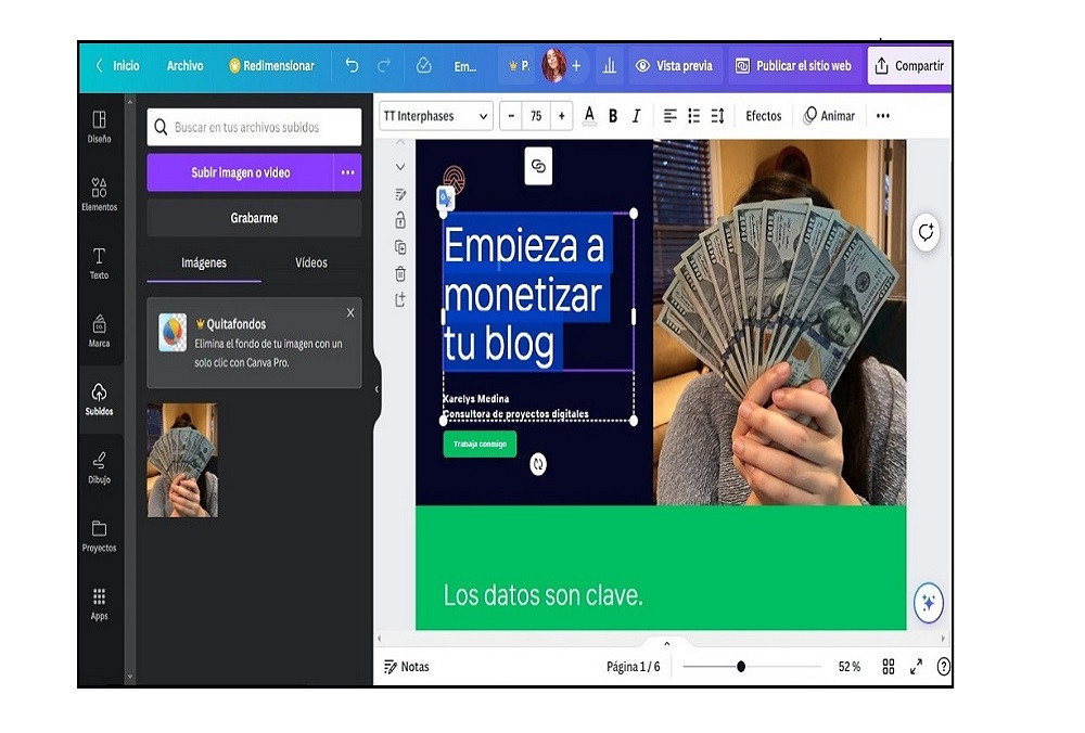 Te muestro cómo hacer una página web en Canva gratis - Bloguero Pro