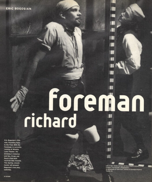 BOMB Magazine | Richard Foreman