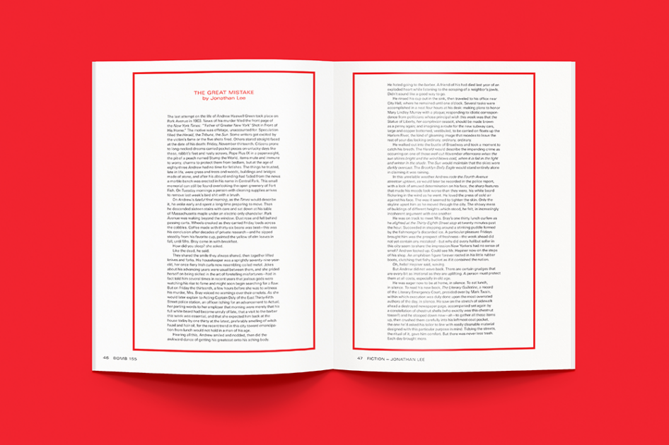 BOMB Magazine | The Great Mistake