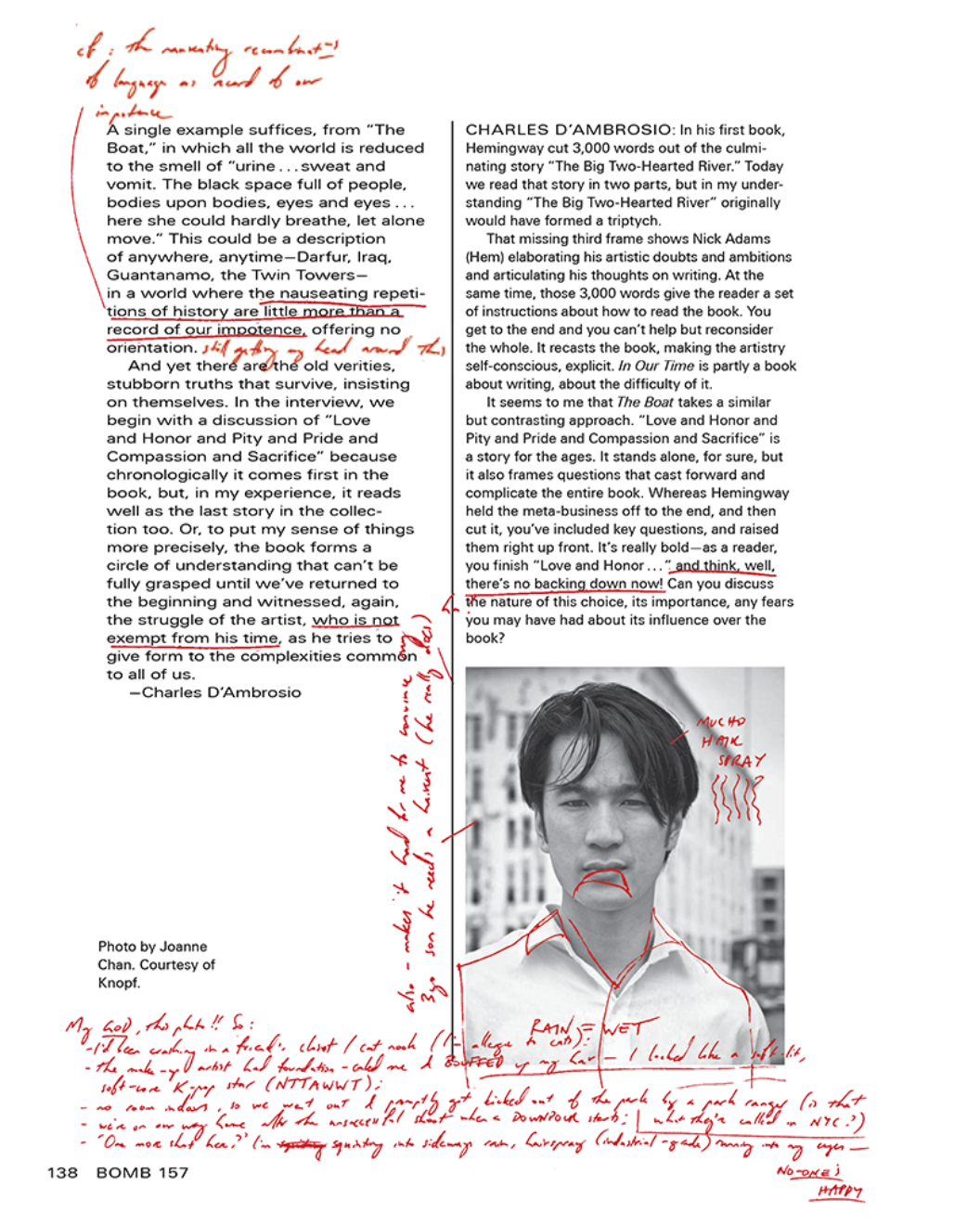 BOMB Magazine | From the Archive: Nam Le