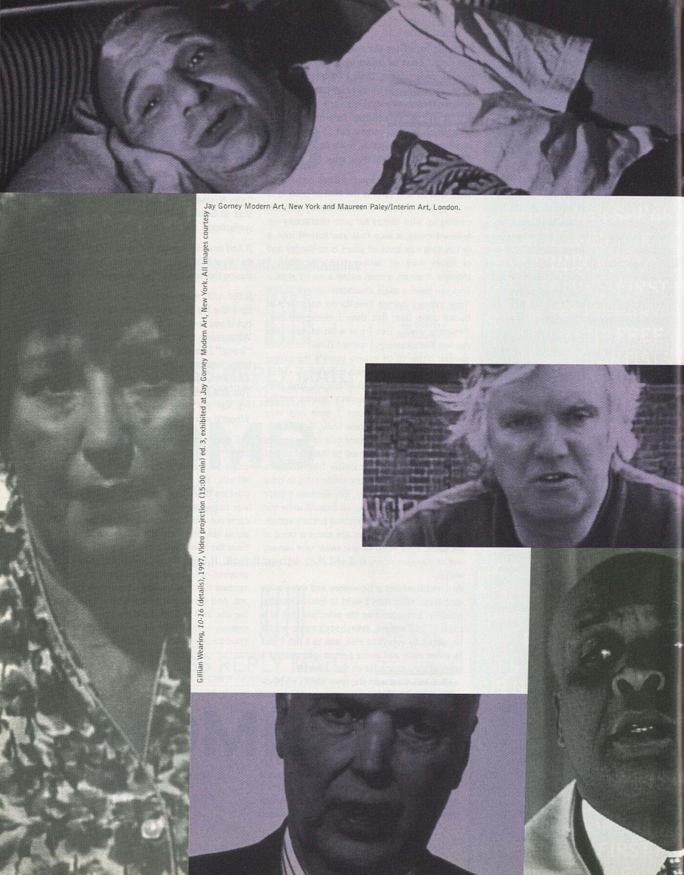 BOMB Magazine | Gillian Wearing by Grady T. Turner